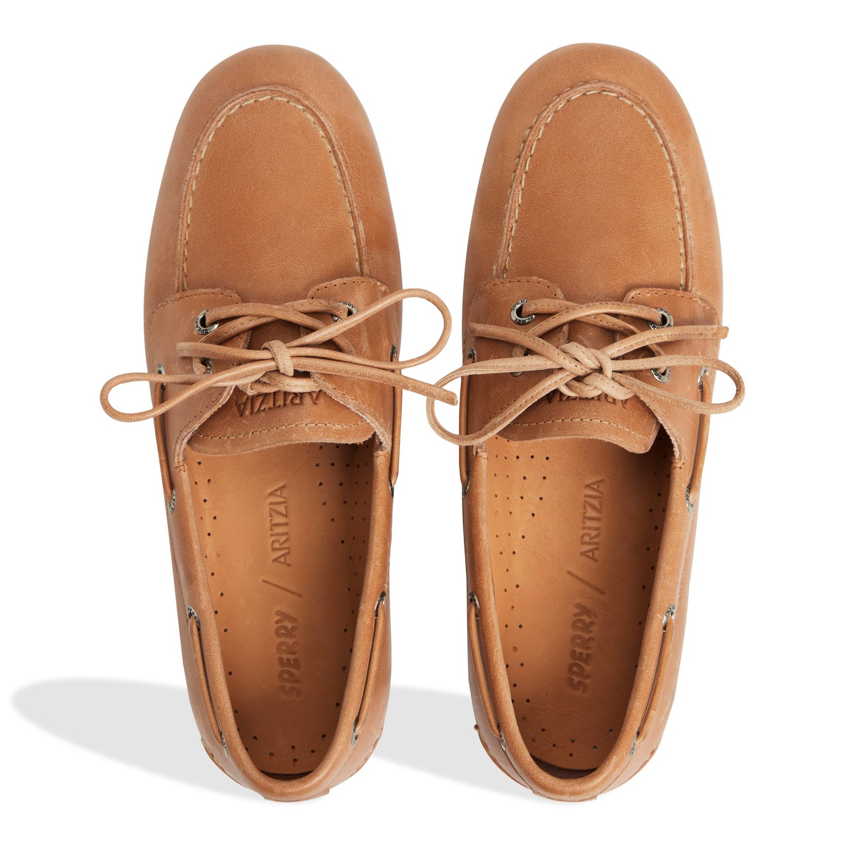 Sperry x Aritzia Slim Boat Shoe Tan | Sperry