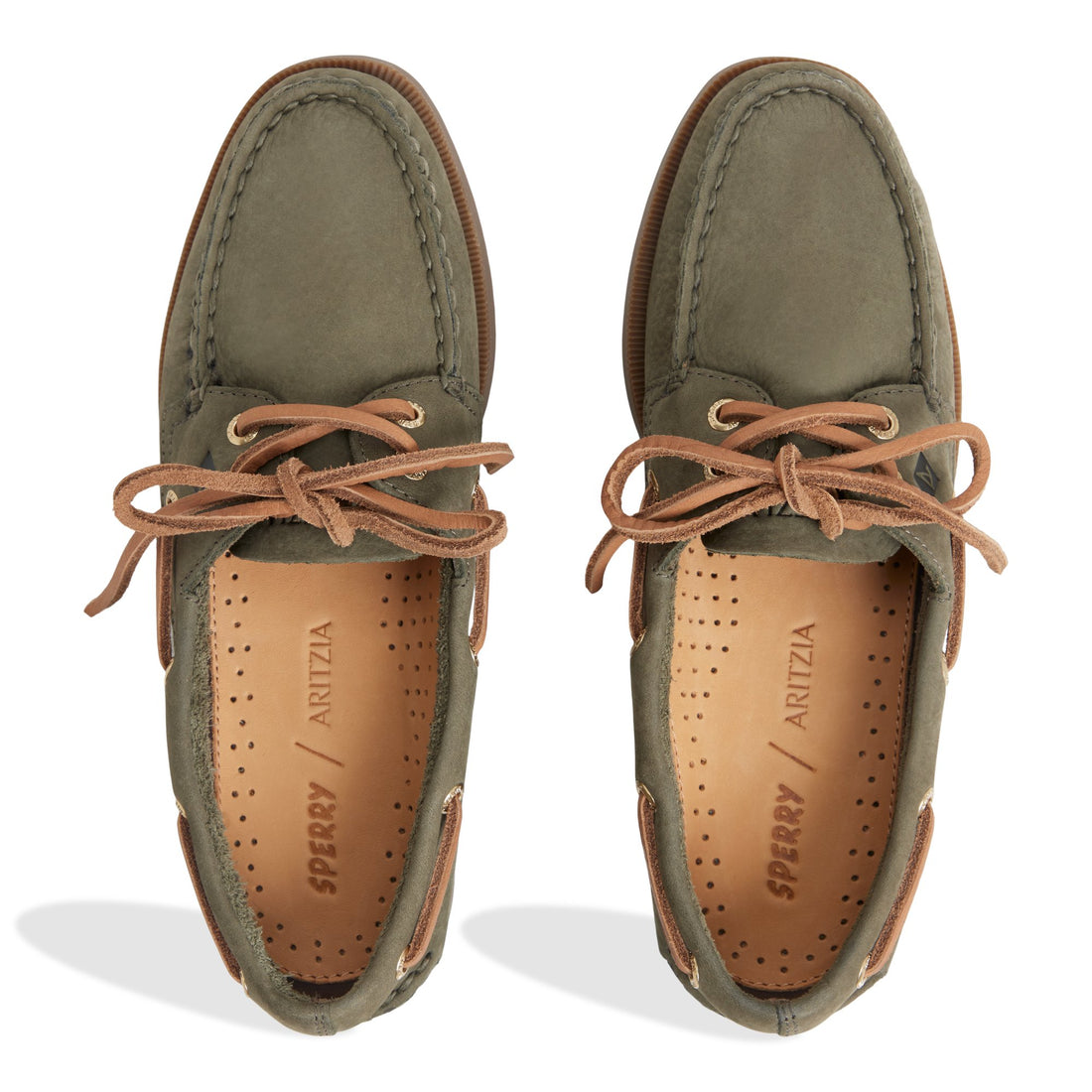 Sperry x Aritzia Authentic Original™ 2-Eye Boat Shoe Olive | Sperry
